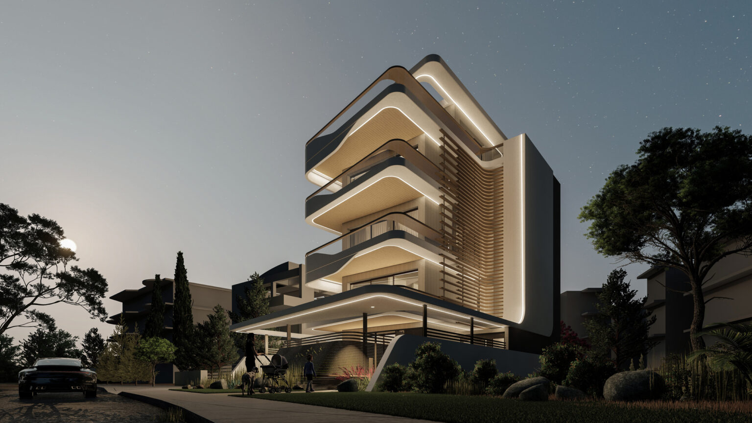 ΓΛΥΦΑΔΑ - ΠΟΛΥΟΡΟΦΟ ΣΥΓΚΡΟΤΗΜΑ ΚΑΤΟΙΚΙΩΝ - CIVIL PREMISES DESIGN