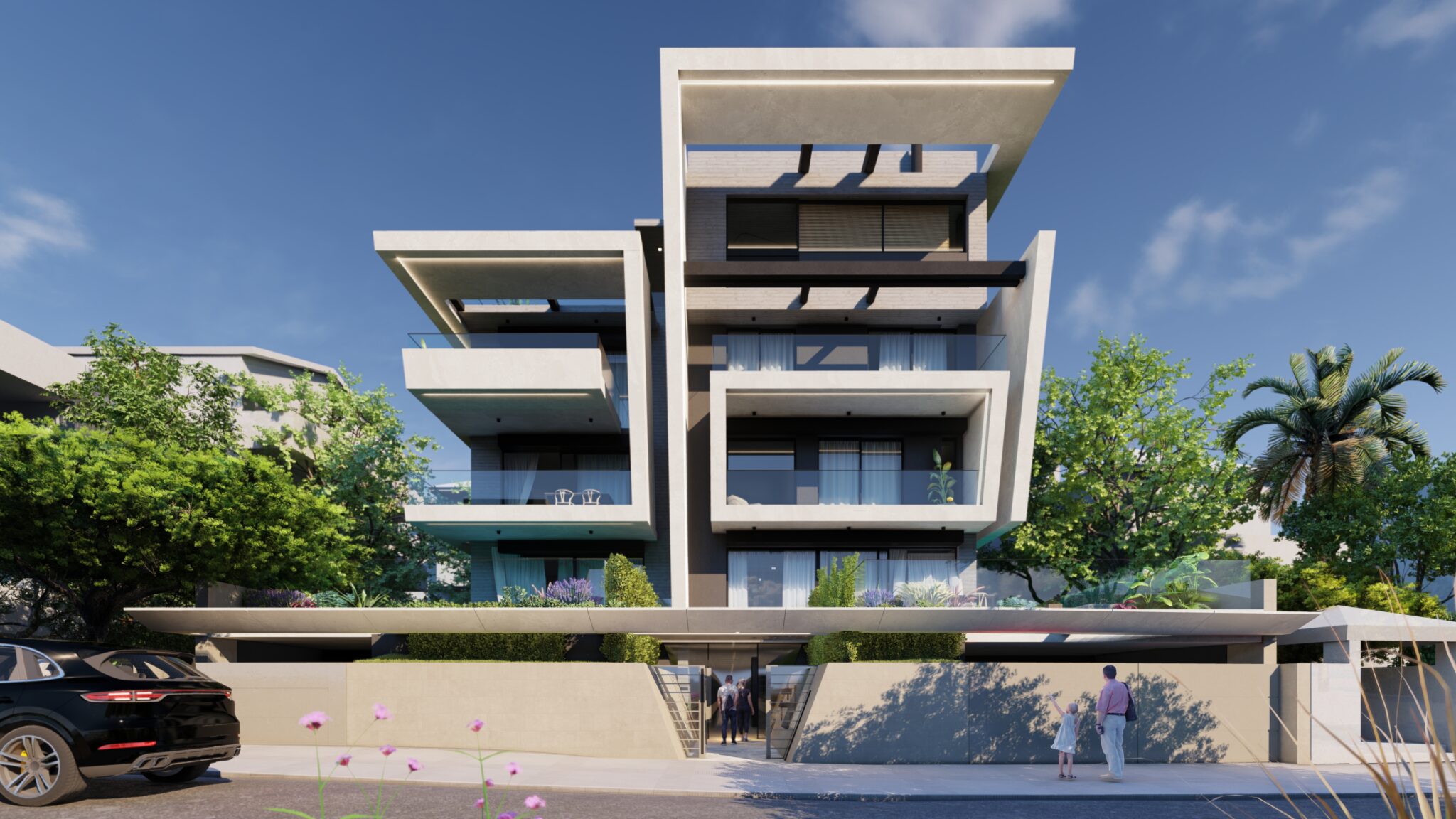 ΝΕΑ ΠΟΛΥΚΑΤΟΙΚΙΑ ΣΤΗΝ ΓΛΥΦΑΔΑ - CIVIL PREMISES DESIGN